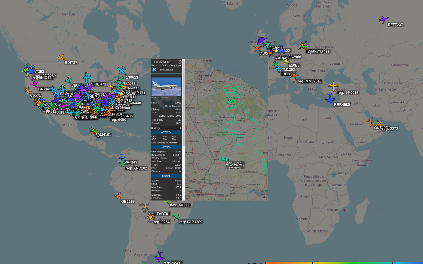 AIRPLANES.LIVE - independent unfiltered ADS-B and MLAT aircraft tracking